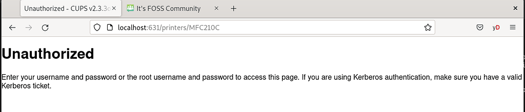 Trouble with CUPS - Applications - It's FOSS Community